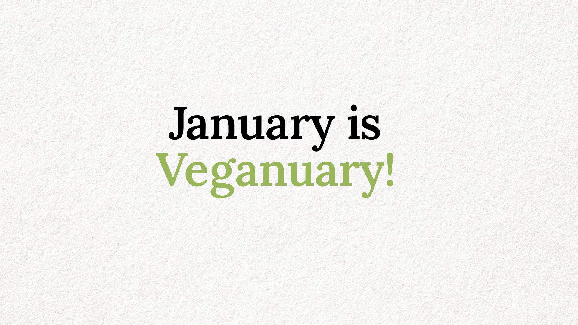 January is Veganuary - Plant Matter Kitchen Store